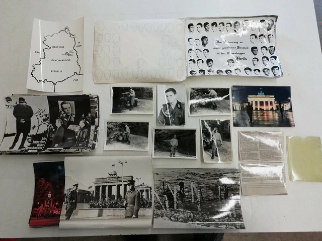 GDR NVA BORDER Troops Bundle Ek Photos Documents Berlin 1969-71!!! £29. ...