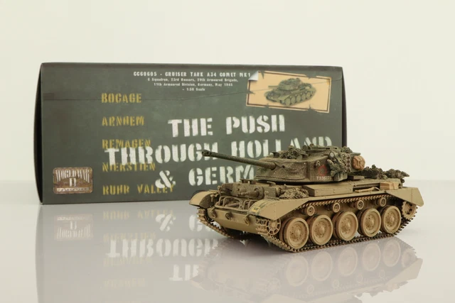 CORGI CC60605; CRUISER Tank A34 Comet MK1; C Squadron, 1945; Excellent ...