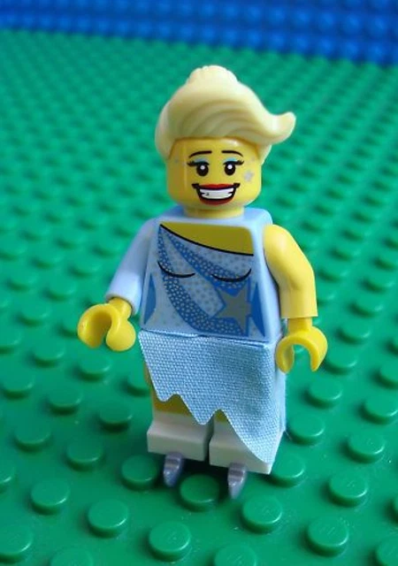 LEGO ICE SKATER Skates Lady Female minifig City 8804 Minifigures Series ...