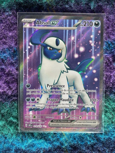 CARTE POKÉMON ABSOL ex Full art Flammes Obsidiennes FR secrète 214/197 ...