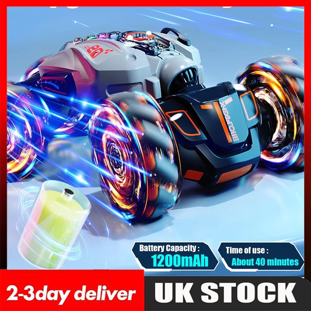 4WD 360° RC Stunt Car Remote Control Toy Hand Gesture Sensing Off-Road ...