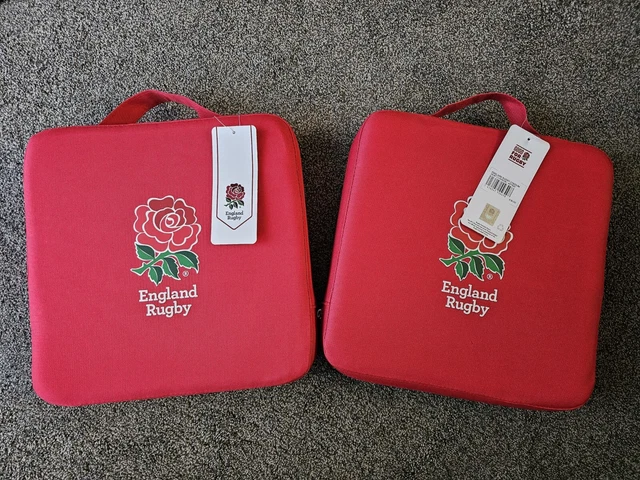ENGLAND RUGBY STADIUM Seat Cushions X2 Official Merchandise New With ...