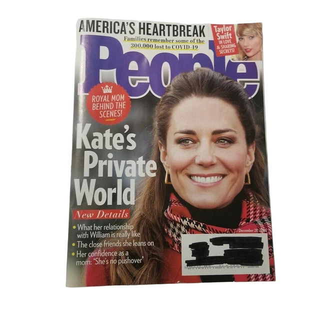 PEOPLE MAGAZINE KATE’S Private World Taylor Swift In Love Dec 28, 2020 ...