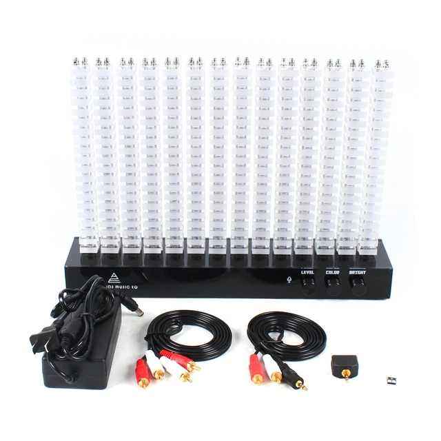 MUSIC AUDIO SPECTRUM Analyzer Kit,VU LED Light, 14-segment Spectrum ...
