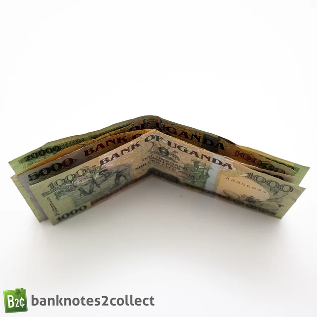 UGANDA: SET OF 4 Uganda Shillings Banknotes. £0.99 - PicClick UK