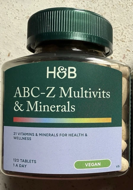 HOLLAND & BARRETT ABC-Z Multivitamins Minerals £12.94 - PicClick UK