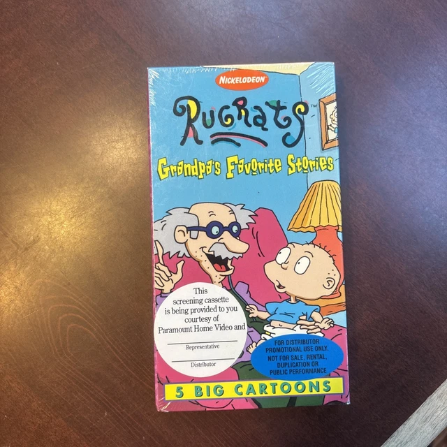 NEW- RUGRATS - Grandpa's Favorite Stories VHS 1997 HTF Nickelodeon £37. ...