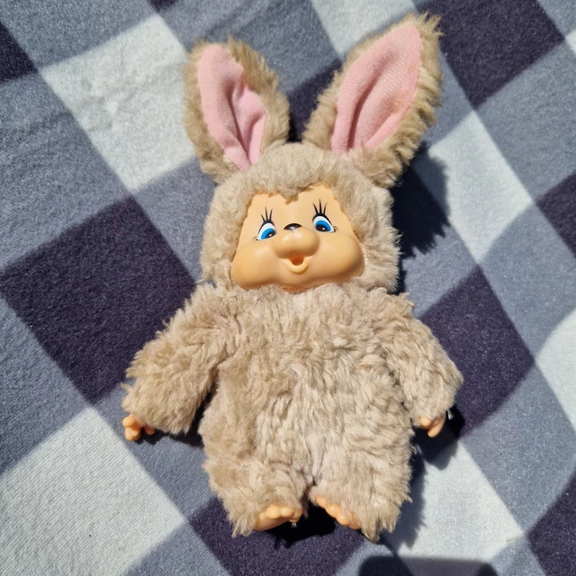RARE VINTAGE CHIC A Boo Monchhichi Bunny Rabbit By Pedigree £48.00 ...