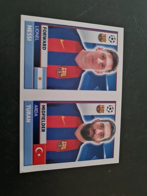STICKER TOPPS UEFA Champions League 2016/2017 Lionel Messi # Fcb 16 EUR ...