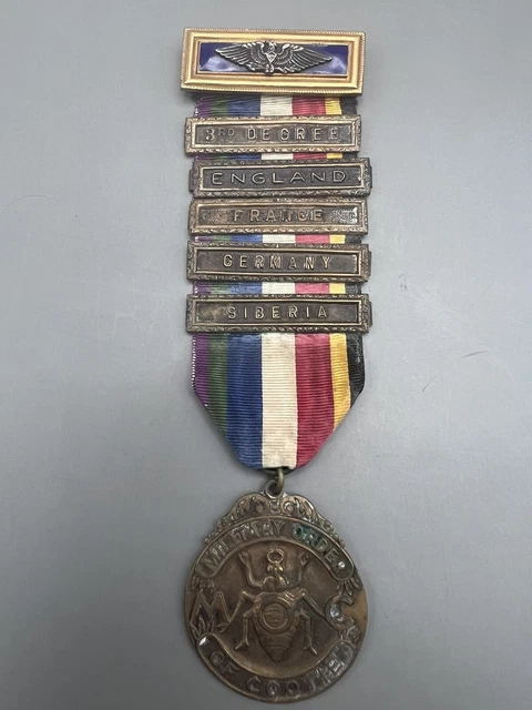 RARE WW1 MILITARY Order Of Cootie 3Rd Degree Siberia Expeditionary ...