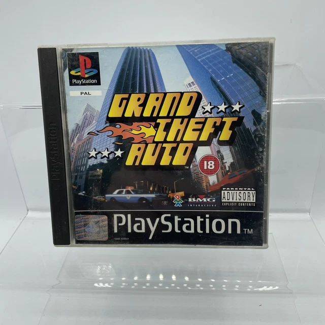 GRAND THEFT AUTO Playstation 1 PS1 With Manual & BOTH MAPS Complete £18 ...