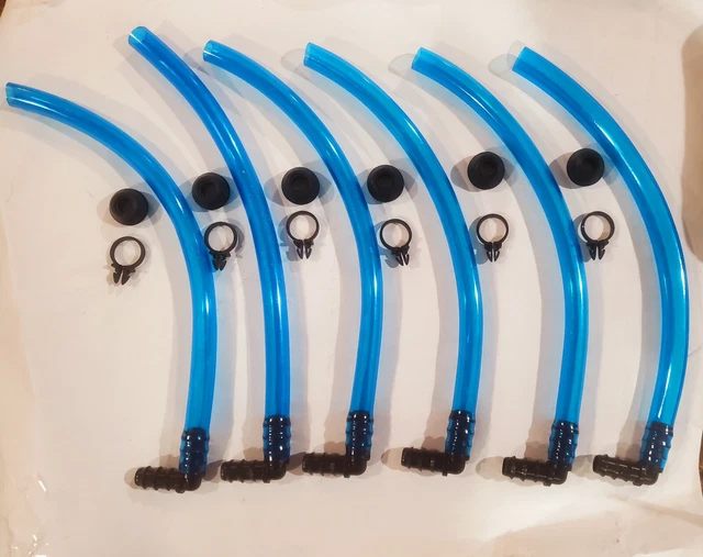 Hydroponic PH Downs 6-Pack Hydroponic Sight Level / Drain Tube Kits For ...