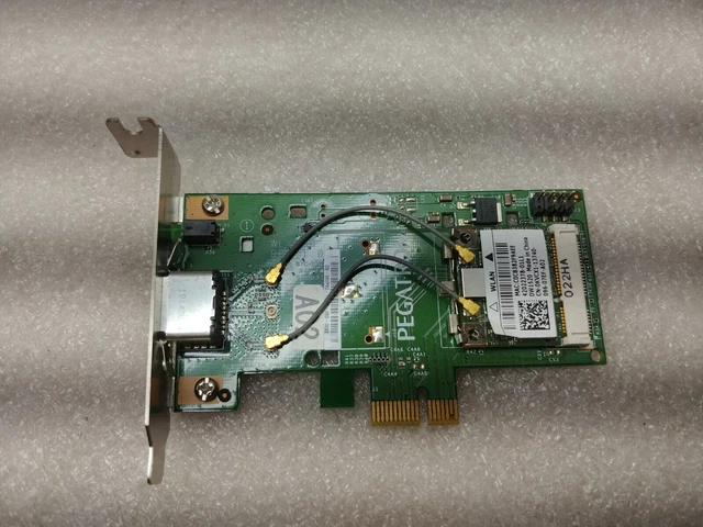 GENUINE DELL PEGATRON BCM943224HMS PCI-E WiFi 8VP82 L-U Wireless Card ...