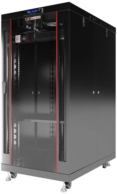 SYSRACKS 22U SERVER Rack Cabinet Premium Network Enclosure 35" Depth ...
