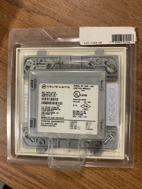 HONEYWELL CMF-300, FIRE-LITE Alarms Addressable Control Module $43.02 ...