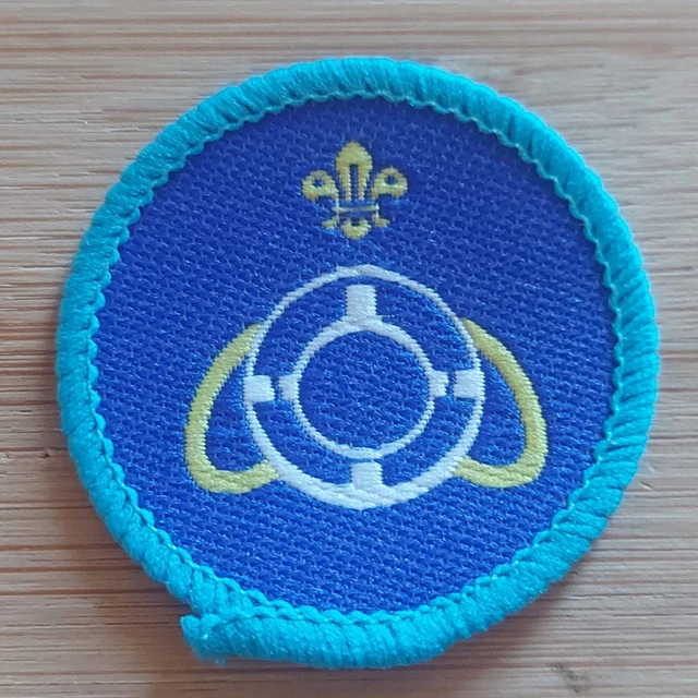 UK SCOUTING EXPLORER Scout Activity Badge Life Saving OLD LOGO £1.76 ...
