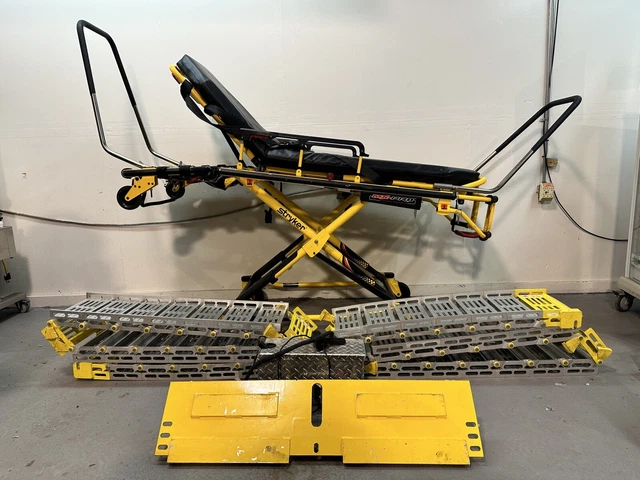 STRYKER MX-PRO 6083 Bariatric 1600LB Ambulance Stretcher w/ Ramps and ...
