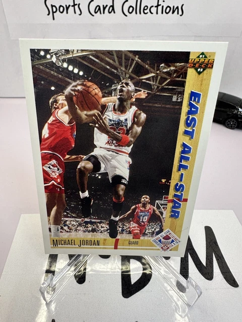 1991-92 UPPER DECK Basketball #69 MICHAEL JORDAN ALL STAR Chicago Bulls ...