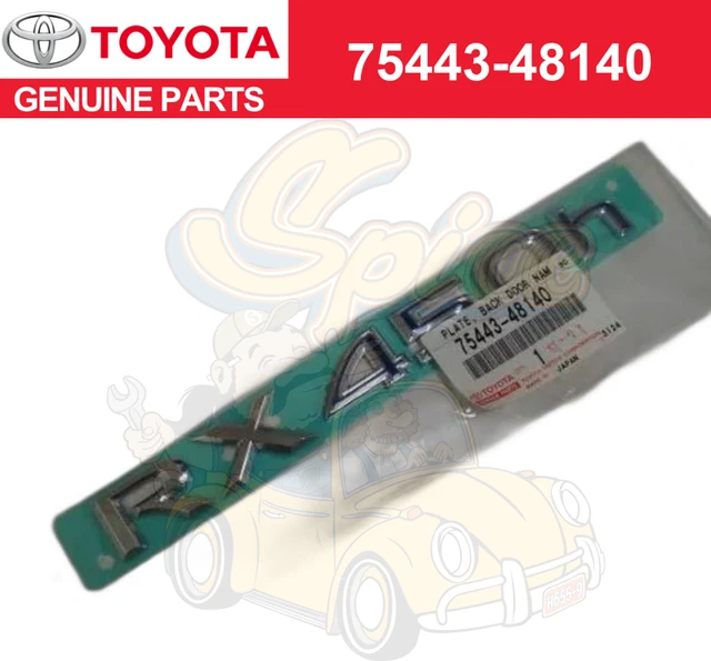 TOYOTA GENUINE PLATE, BACK DOOR NAME, N°3 "RX450h" 75443-48140 EUR 88 ...
