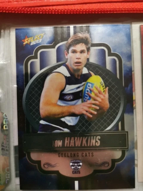AFL CARDS 2013 Tom Hawkins Silver Parallel Card $2.50 - PicClick AU