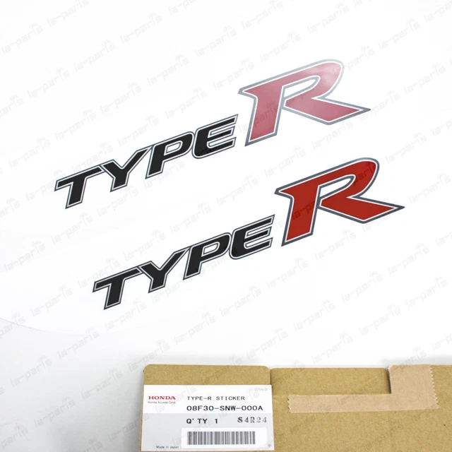 NEW GENUINE OEM Honda Civic FD2 FK8 Type-R Side Sticker Decal 08F30-SNW ...
