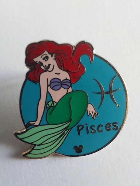 PIN'S DISNEY LA PETITE SIRENE LITTLE MERMAID HIDDEN MICKEY ARIEL PISCES ...