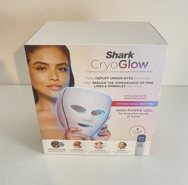 SHARK CRYOGLOW UNDER-EYE Cooling & LED Face Mask [FW312UK] Free ...