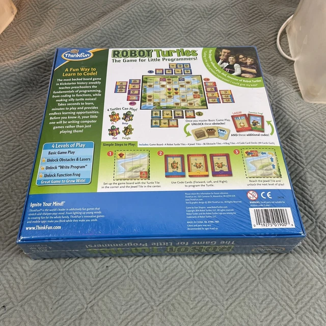 Robot Turtles Basic Coding Concepts Preschool Board Game 2014 Programming £1184 Picclick Uk