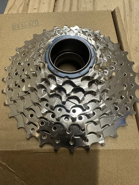 DNP 8 SPEED Screw-on Freewheel 11-32T Nickel Plate £35.00 - PicClick UK