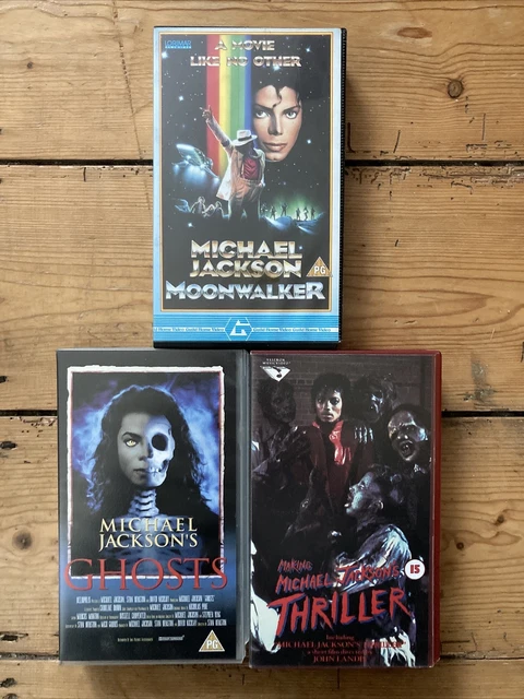 MAKING MICHAEL JACKSON'S Thriller , Moonwalker, Ghost VHS Rare Videos £ ...