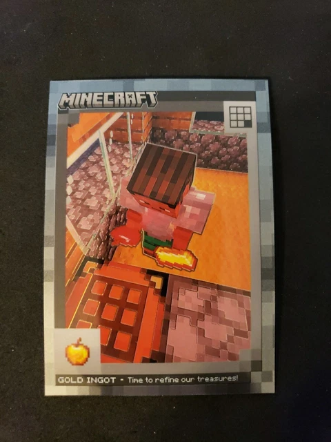 2024 2025 PANINI Minecraft Gold Ingot Crafting Materials Optichrome ...