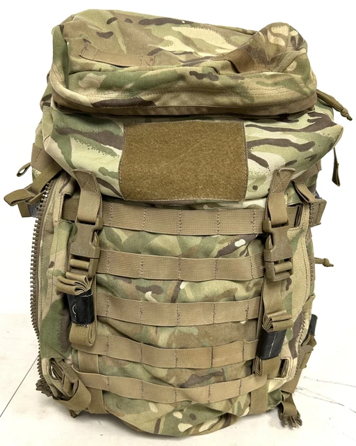 BRITISH MILITARY ISSUE MTP Camouflage 45 Litre Infantry Patrol Rucksack ...