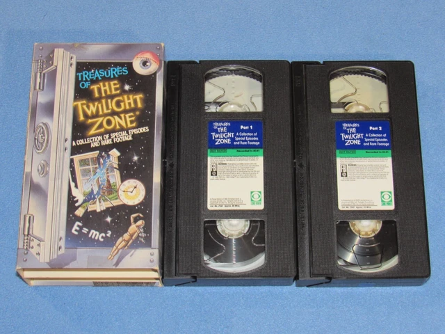 TREASURES OF THE TWILIGHT ZONE (VHS, 1992, 2-Tape Set) ***Rare, OOP ...