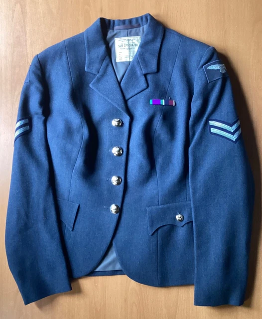 ORIGINAL POST-WWII BRITISH WRAF No.1 DRESS UNIFORM JACKET COMPLETE WITH ...