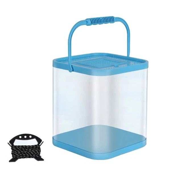 SECCHIO ACQUA DA pesca contenitore trasparente per pesci EVA con ...
