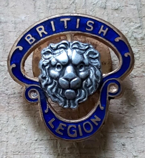 BRITISH LEGION BADGE Antique Early Numbered Enamelled £9.99 - PicClick UK