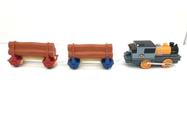 THOMAS & FRIENDS Trackmaster Train Engine Dash The Logging Loco Set EUC ...