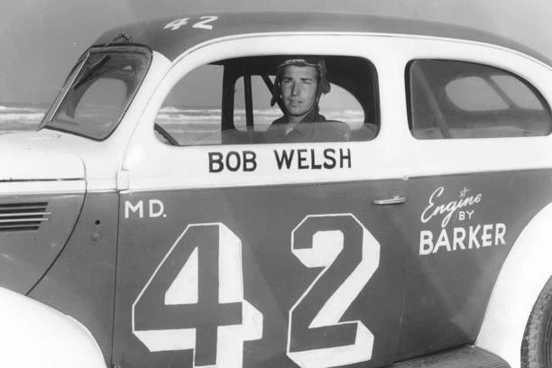 1953 BOB WELSH ran 1939 Ford Sportsman NASCAR Modified race Dayton- Old ...