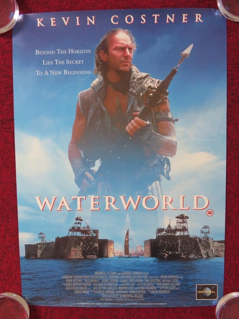 WATERWORLD VHS VIDEO Poster Kevin Costner Dennis Hopper 1995 EUR 21,31 ...