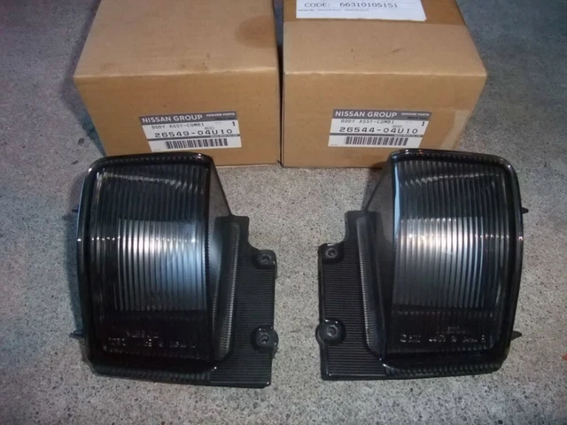 NISSAN GENUINE OEM Reverse Lights Backup Lamp Blue Lenses R&L set GTR ...