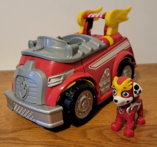 PAW PATROL MIGHTY Pups Super Paws Marshall Deluxe Vehicle £9.99 ...
