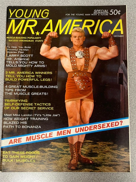YOUNG MR AMERICA bodybuilding muscle magazine Gladiator DAVE DRAPER 12 ...