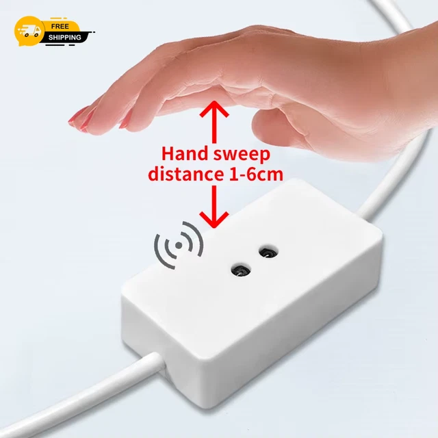 HAND SWEEP MOTION Sensor LED Strip Light USB 5V 1M-10M Hand Scan Switch ...