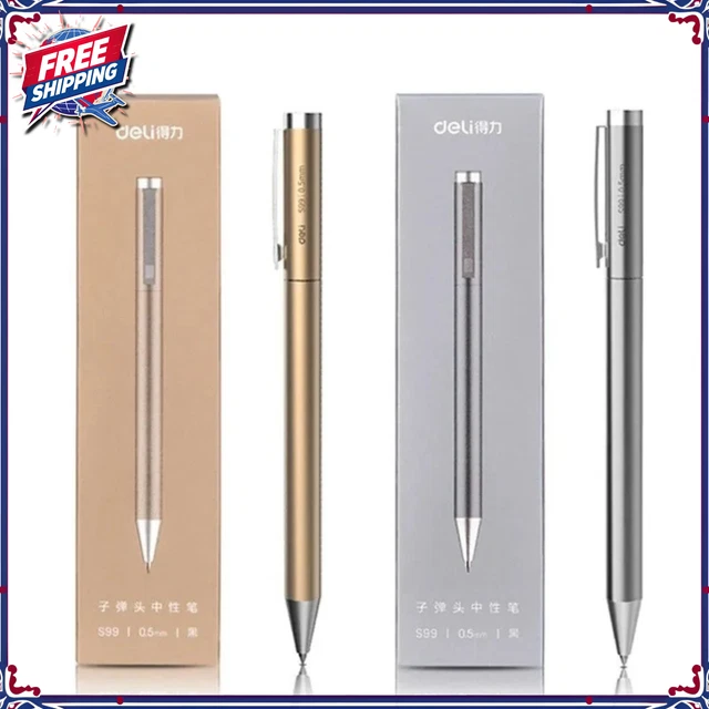 SIGNATURE PEN DELI Premium Metallic Pen 0.5mm Smooth Writing ...