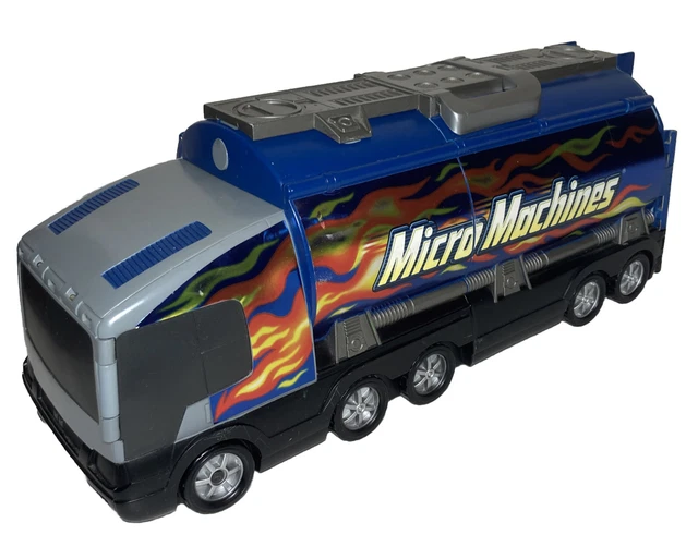 MICRO MACHINES SUPER Stunt City Tanker Truck Play Set Hasbro W/Cars ...