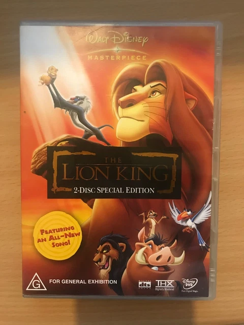 THE LION KING 2-Disc Special Edition Region 4 DVD $20.00 - PicClick AU