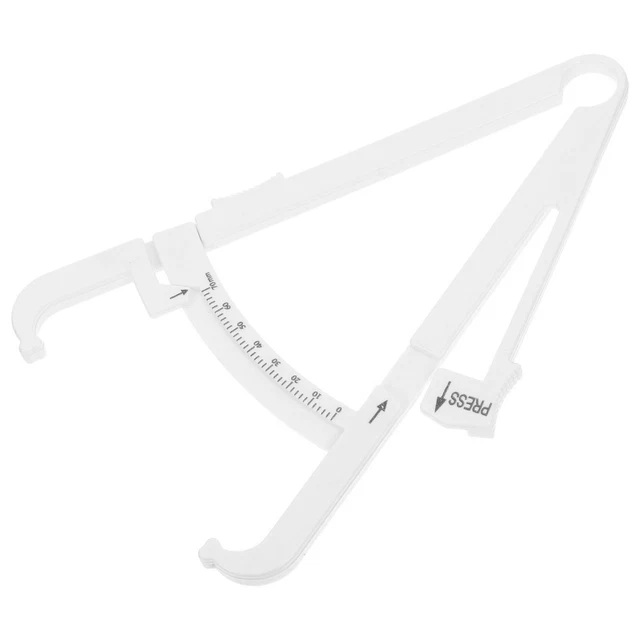 BODY FAT TESTER Analyzer Fat Measuring Clamp Sebum Fat Caliper Charts ...