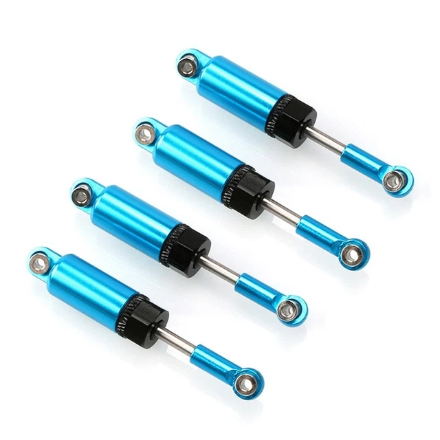 HIGH DURABILITY SHOCK Absorber for RC Crawlers 2 Pack 4 Pack Metal Blue ...