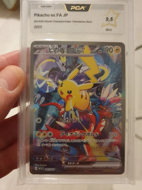POKEMON PIKACHU EX 001/030 Promo WCS23 World 2023 Yokohama Card - Pca 9.5 EUR 275,00 - PicClick IT