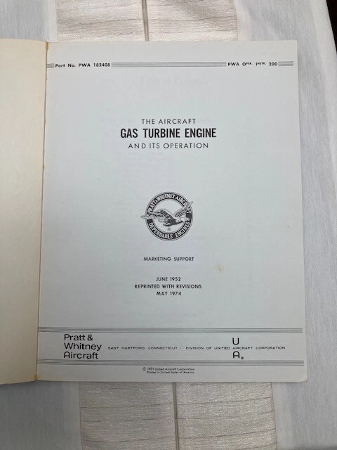 THE AIRCRAFT GAS Turbine Engine and Its Operation - Pratt & Whitney ...